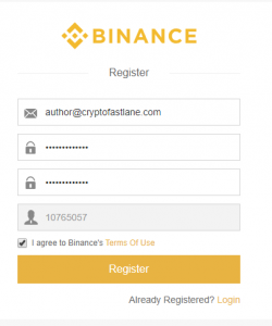 How to register on Binance Exchange - Binance Registration | Binance ...